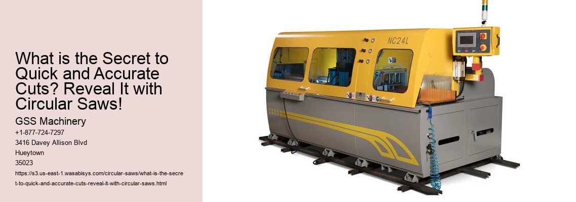 What is the Secret to Quick and Accurate Cuts? Reveal It with Circular ...