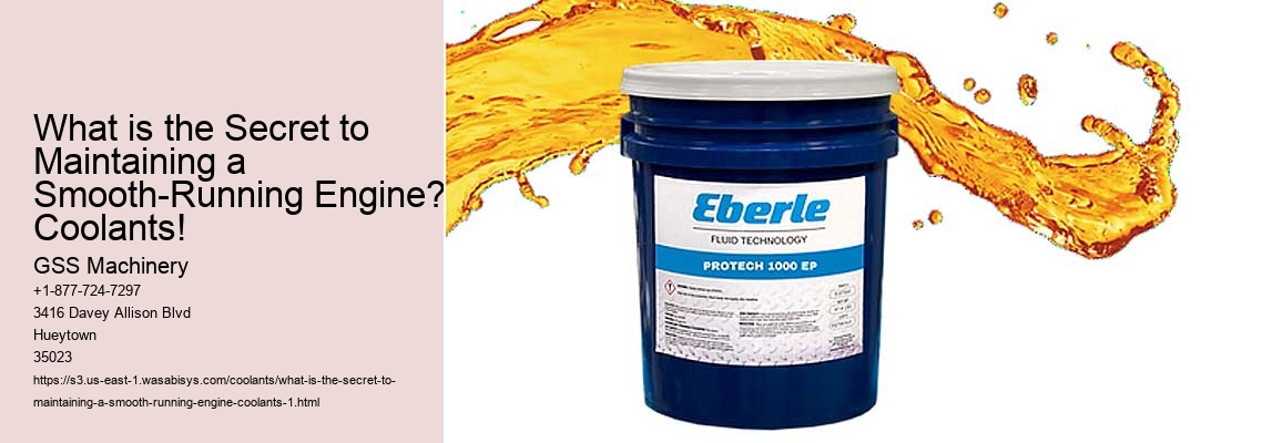 What is the Secret to Maintaining a Smooth-Running Engine? Coolants!